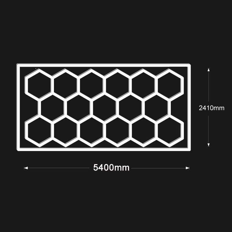 Hex Garage Lighting Dimmable Hexagon Lights