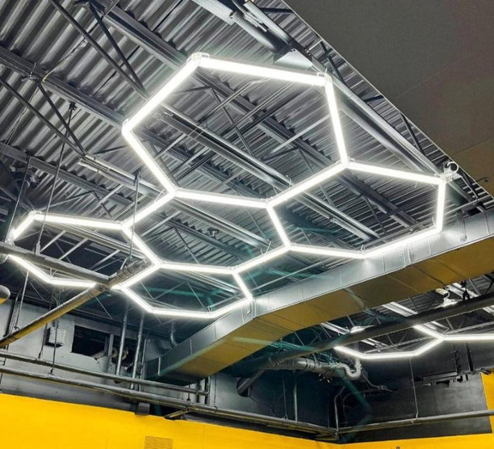 Hex Garage Lighting Dimmable Hexagon Lights