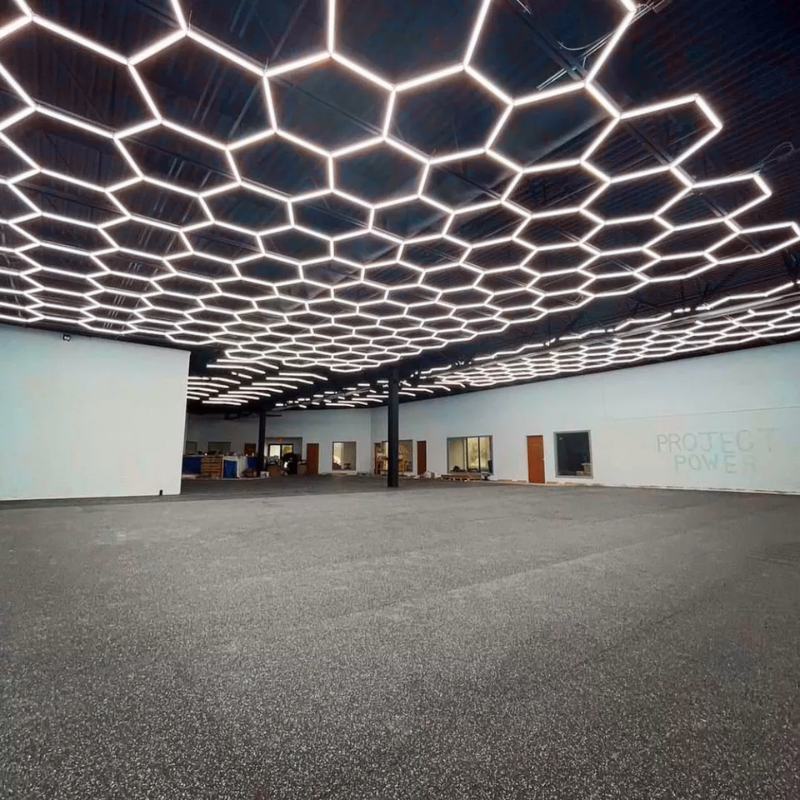 Hexagon Garage Lighting - Hexagonal Lights – Hex Garage
